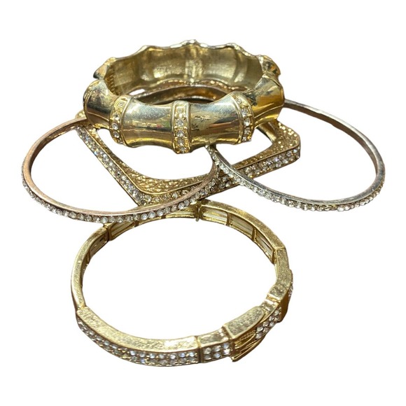 Unbranded | Jewelry | Lot Of 5 Rhinestone Bracelets Bling Sparkle Shine ...